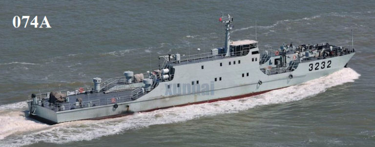 TÀU ĐỔ BỘ LSM, LỚP Yubei, TYPE 074A - Lemo's linkebook