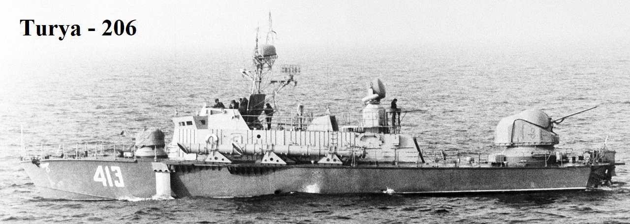 TÀU PHÓNG LÔI LỚP Turya T-68, PROJECT 206 - Lemo's linkebook